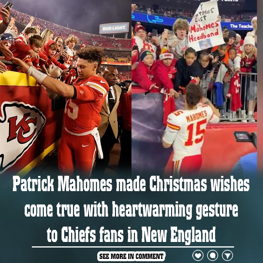 Patrick Mahomes made Christmas wishes come true with heartwarming ...