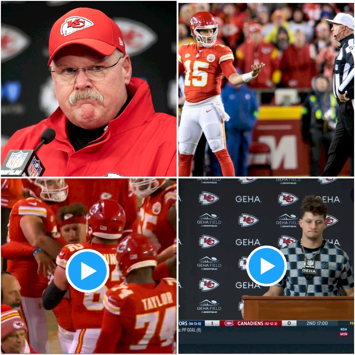 Mad Patrick Mahomes, Andy Reid blast officials for ending of Chiefs ...