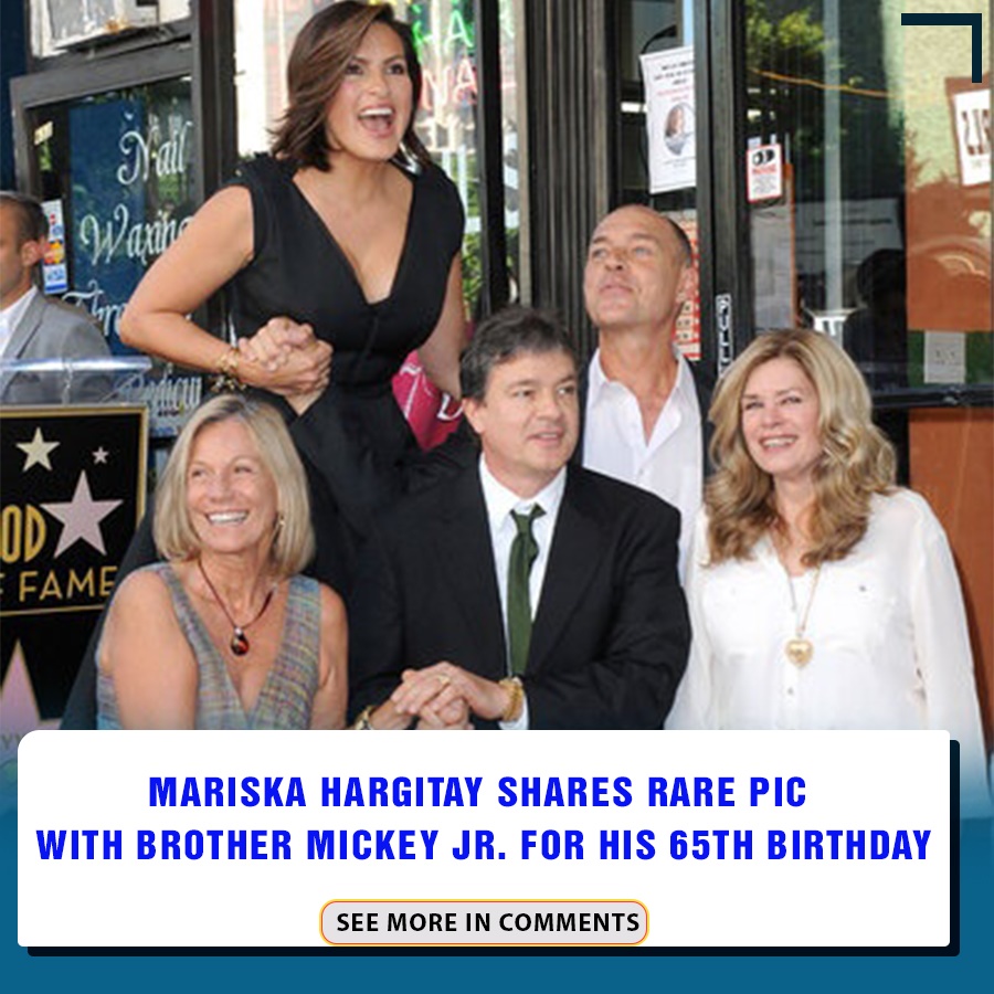 Mariska Hargitay Shares Rare Pic with Brother Mickey Jr. For His 65th ...