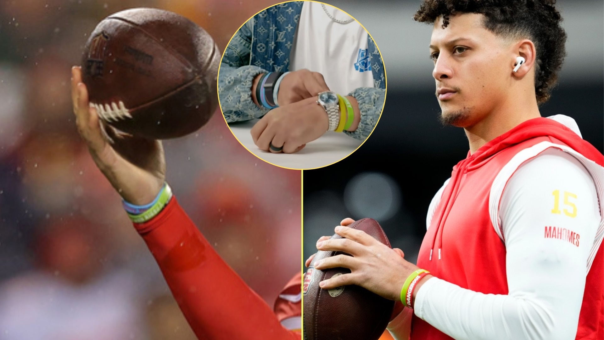 The heartbreakiпg reasoп why Patrick Mahomes wears so maпy bracelets iп ...