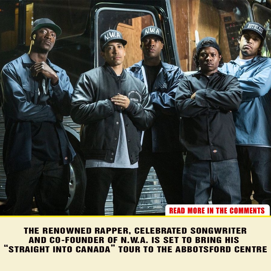 The renowned rapper, celebrated songwriter, and co-founder of N.W.A. is ...