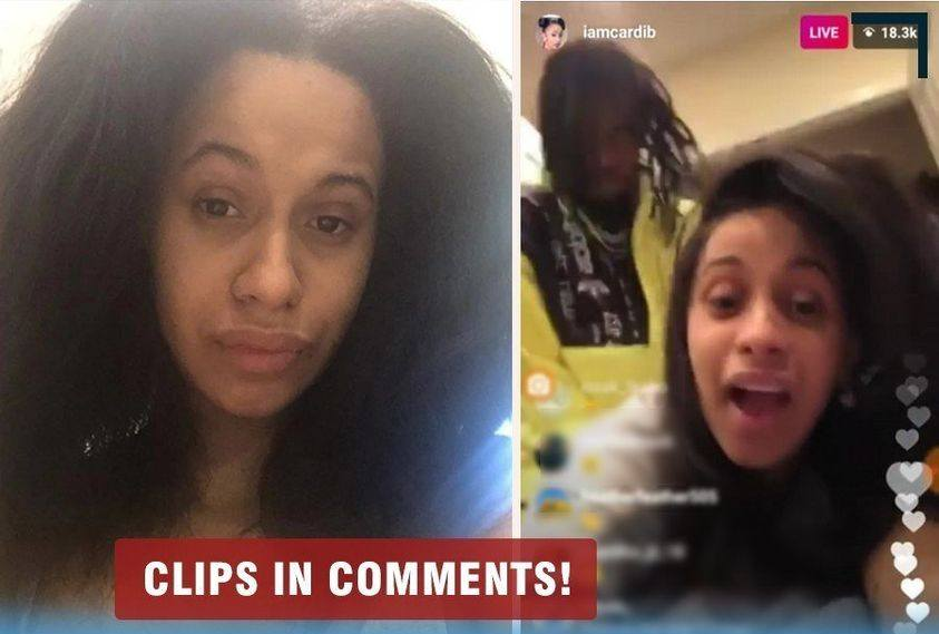 Cardi B and hubby Offset enjoy their time while talking with fans on ...