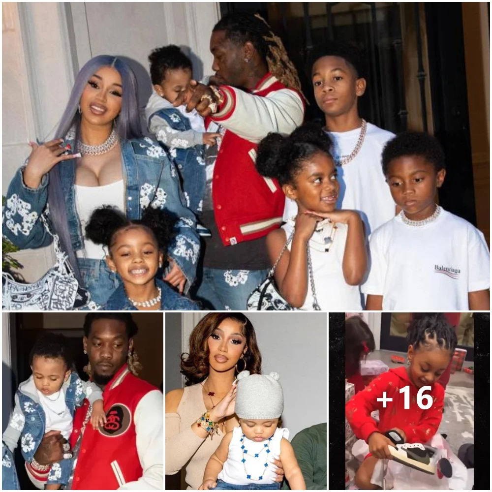 Santa brings Cardi B and Offset together: Couple spotted with kids ...