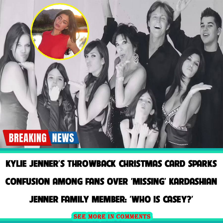 Kylie Jenner's throwback Christmas card sparks confusion among fans ...
