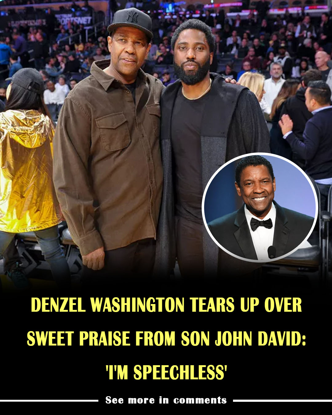 Denzel Washington Tears Up Over Sweet Praise from Son John David: 'I'm ...