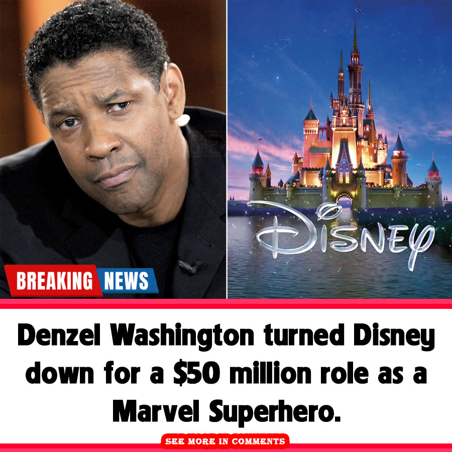 Denzel Washington Declines Disney’s $50M Project, Saying ‘They’re Too ...