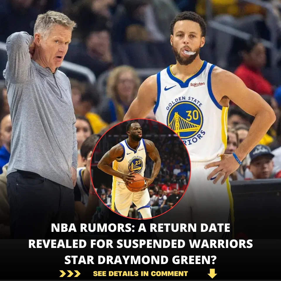 NBA Rumors: A return date revealed for suspended Warriors star Draymond Green? - News