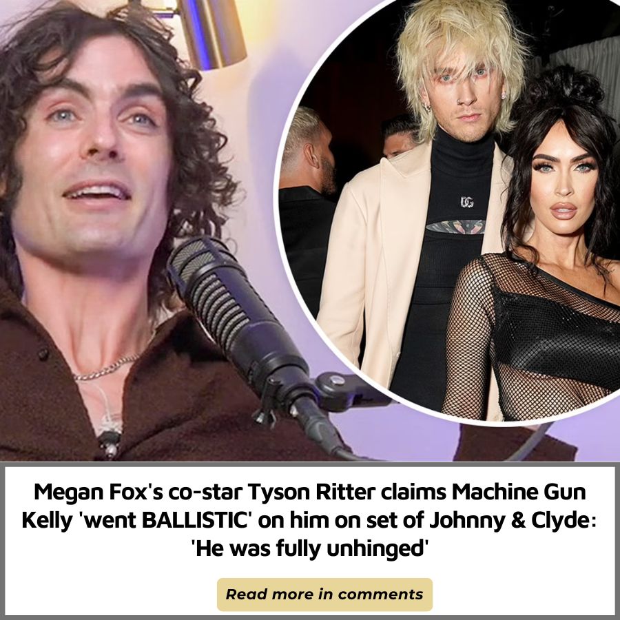 Megan Fox's co-star Tyson Ritter claims Machine Gun Kelly 'went ...