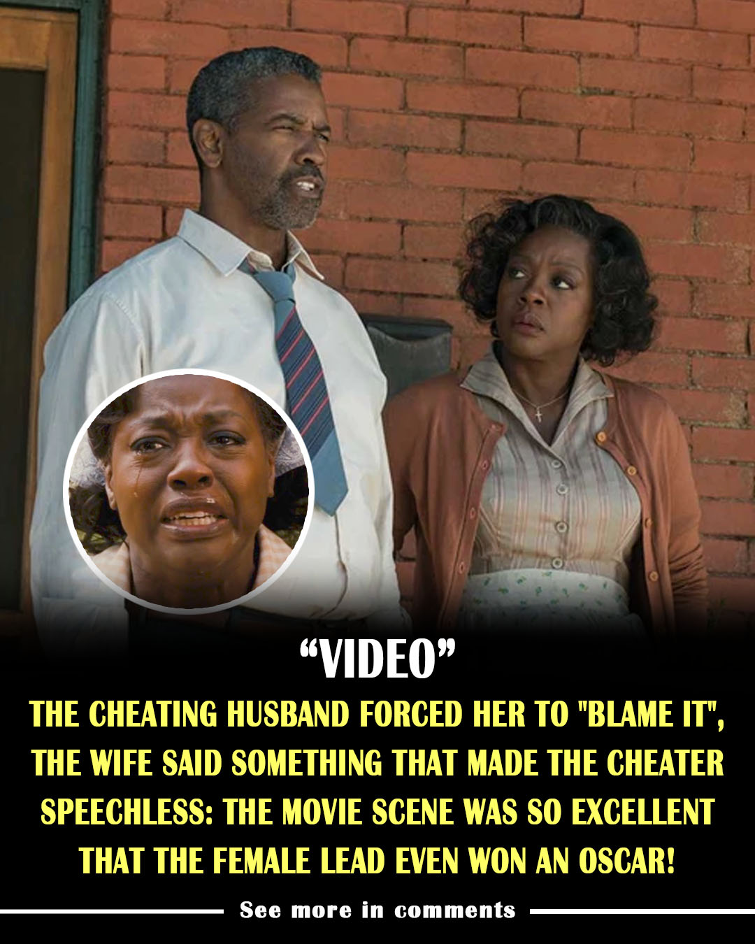 The cheating husband forced her to "blame it", the wife said something ...