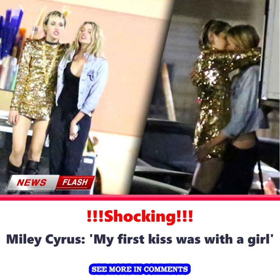 Miley Cyrus: 'My first kiss was with a girl' - News