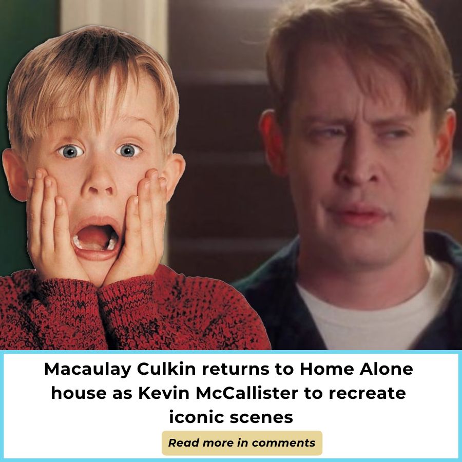 Macaulay Culkin returns to Home Alone house as Kevin McCallister to ...