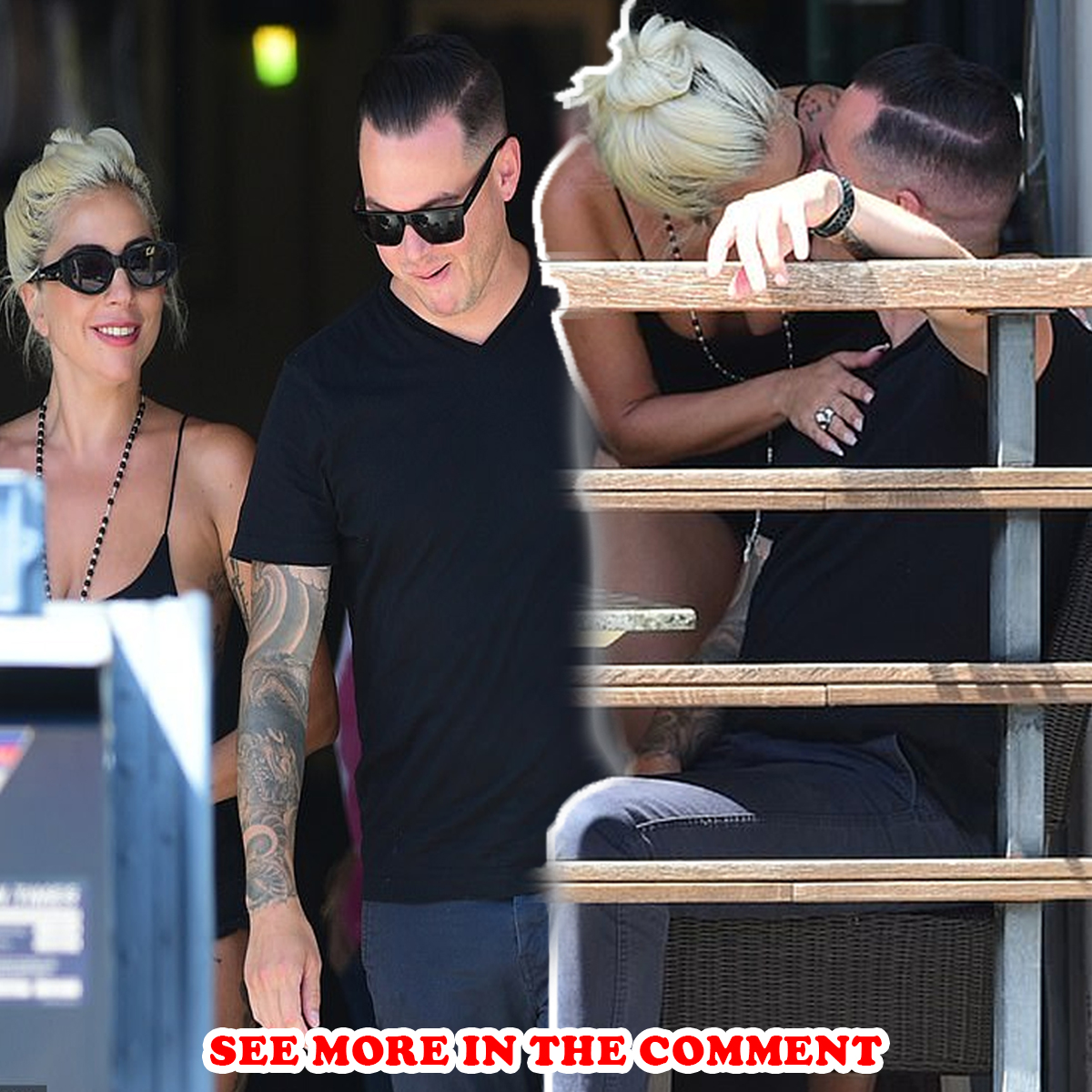 A Passionate Kiss Shared Between Lady Gaga and Sound Engineer Dan Horton, Publicly Revealed ...
