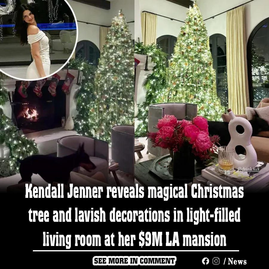 Kendall Jenner reveals magical Christmas tree and lavish decorations in ...