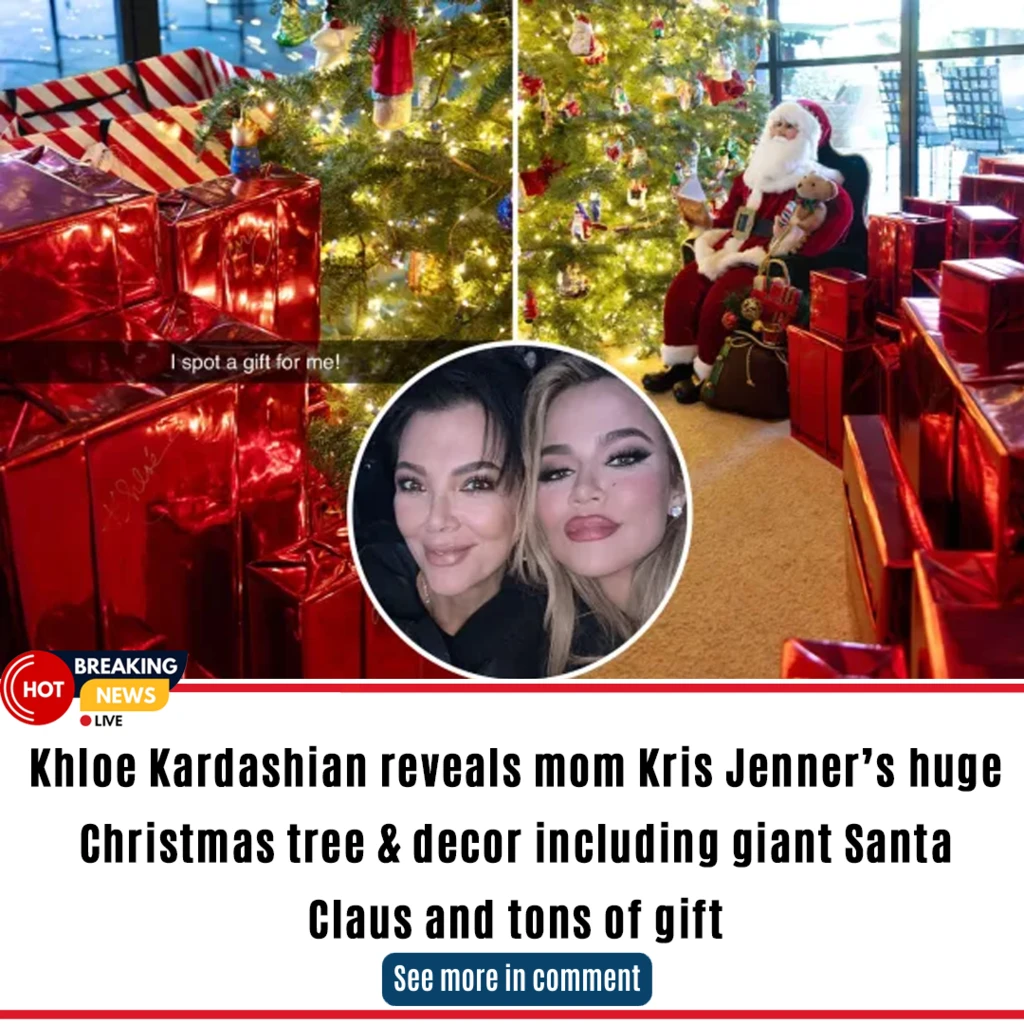 Khloe Kardashian reveals mom Kris Jenner’s huge Christmas tree & decor ...