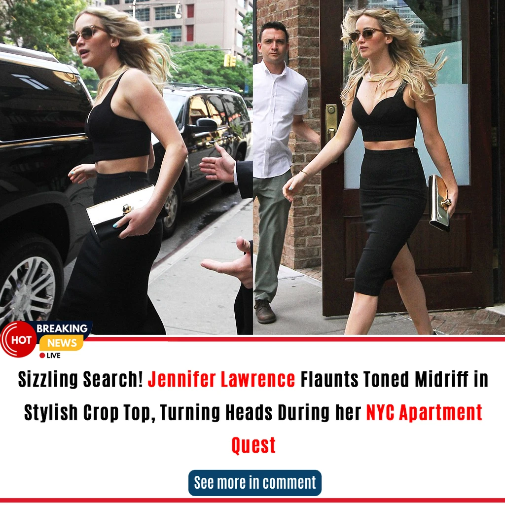 Sizzling Search! Jennifer Lawrence Flaunts Toned Midriff in Stylish ...