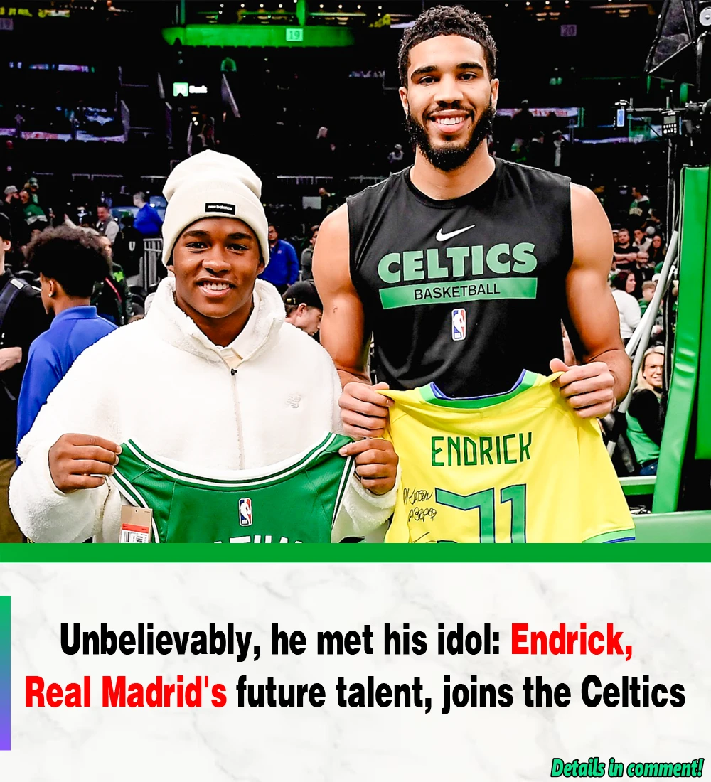 Unbelievably, he met his idol: Endrick, Real Madrid's future talent ...