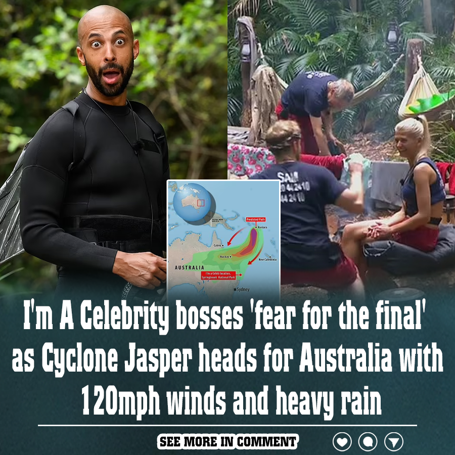 I'm A Celebrity bosses 'fear for the final' as Cyclone Jasper heads for ...