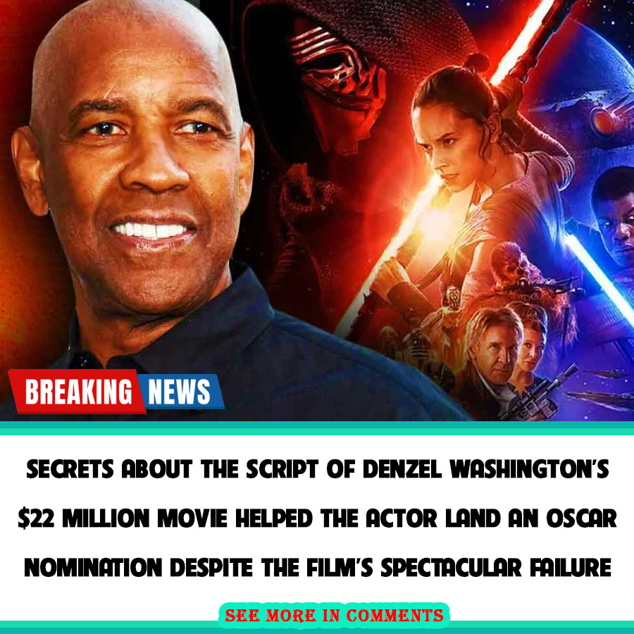 “I wrote it for him”: Star Wars writer wrote Denzel Washington's $22 ...