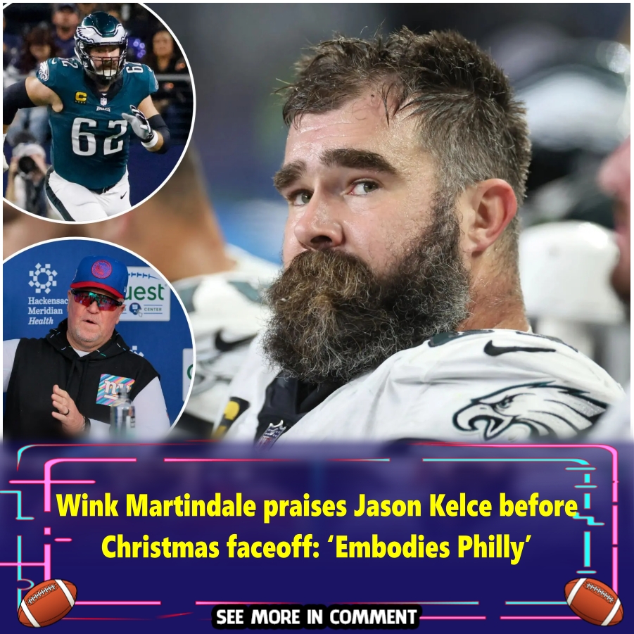 Wink Martindale praises Jason Kelce before Christmas faceoff: ‘Embodies ...