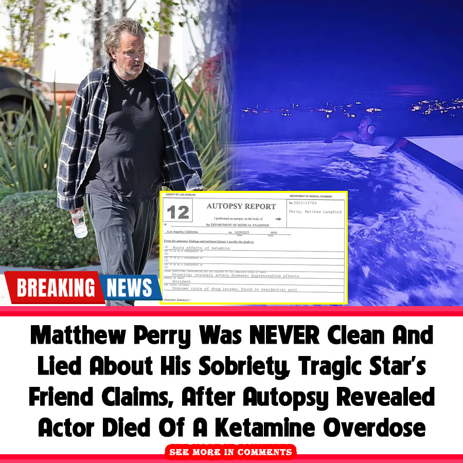 Matthew Perry was NEVER clean and lied about his sobriety, tragic star ...