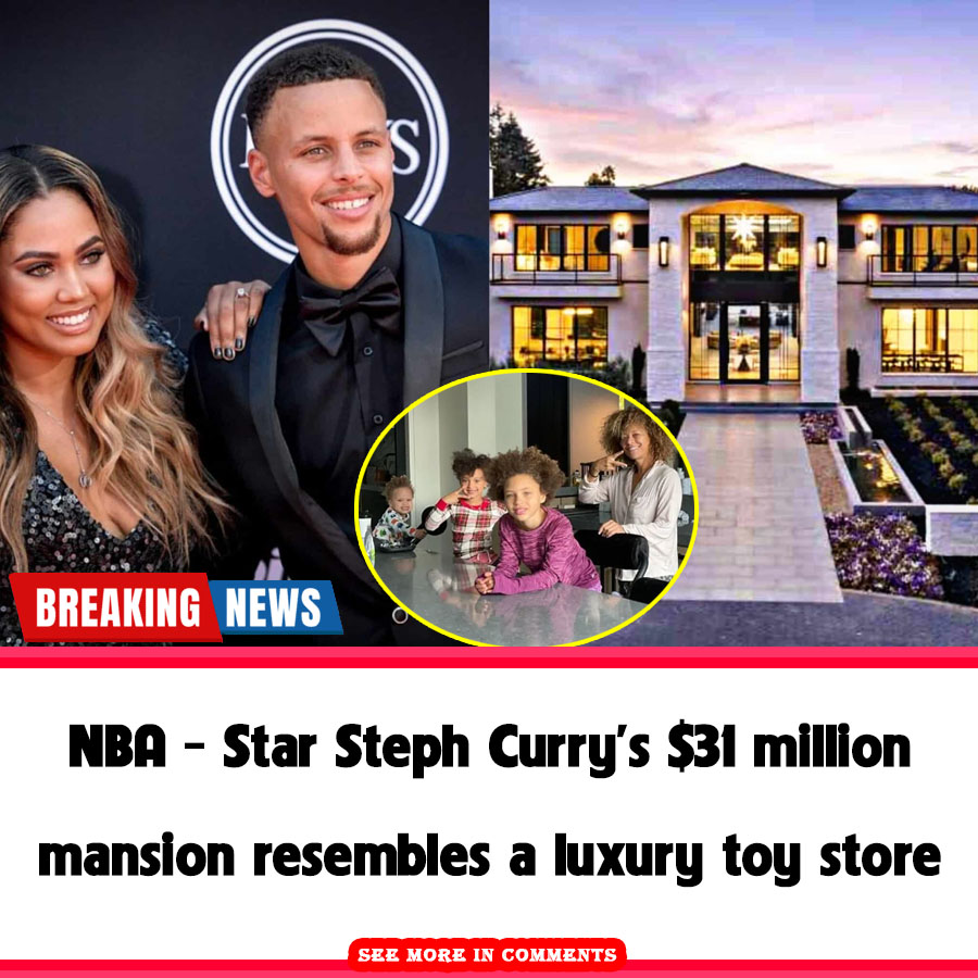 NBA - Star Steph Curry's $31 million mansion resembles a luxury toy ...