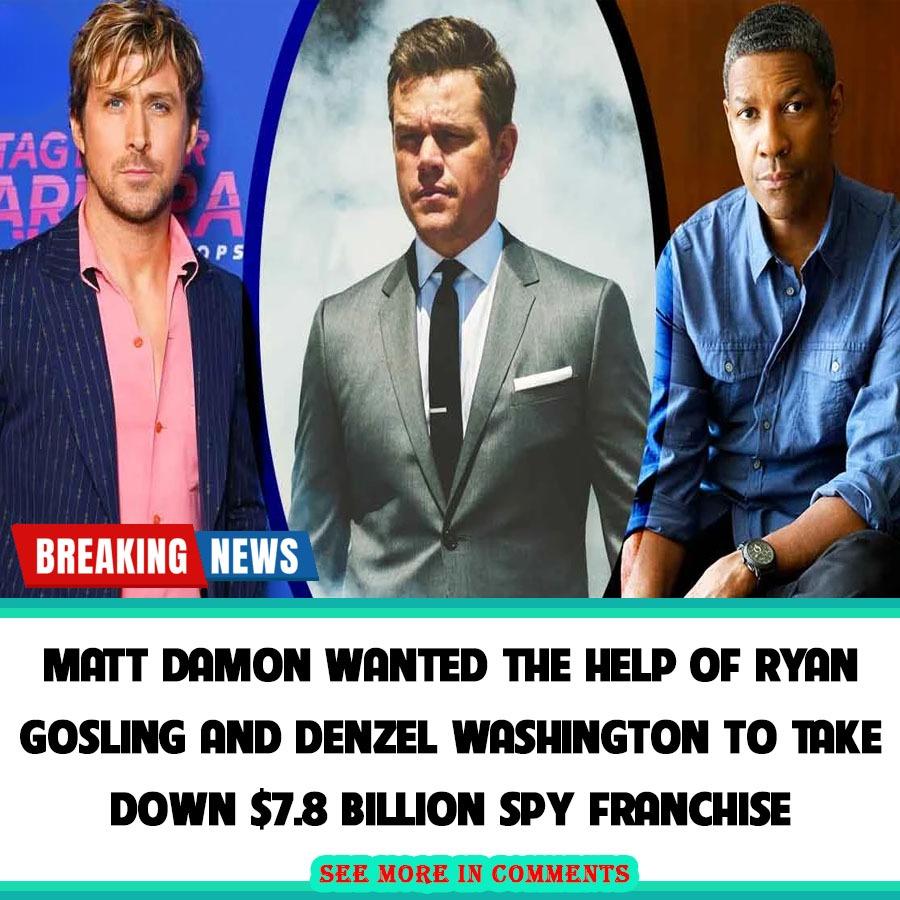 “It just becomes like 007”: Matt Damon Wanted the Help of Ryan Gosling ...