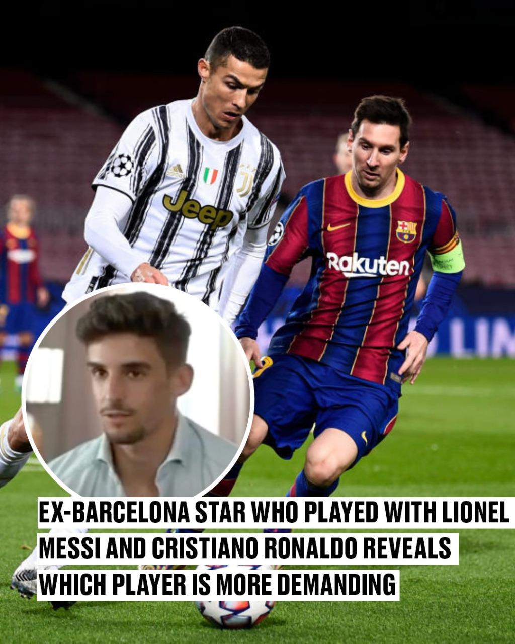 Ex-Barcelona star who played with Lionel Messi and Cristiano Ronaldo ...