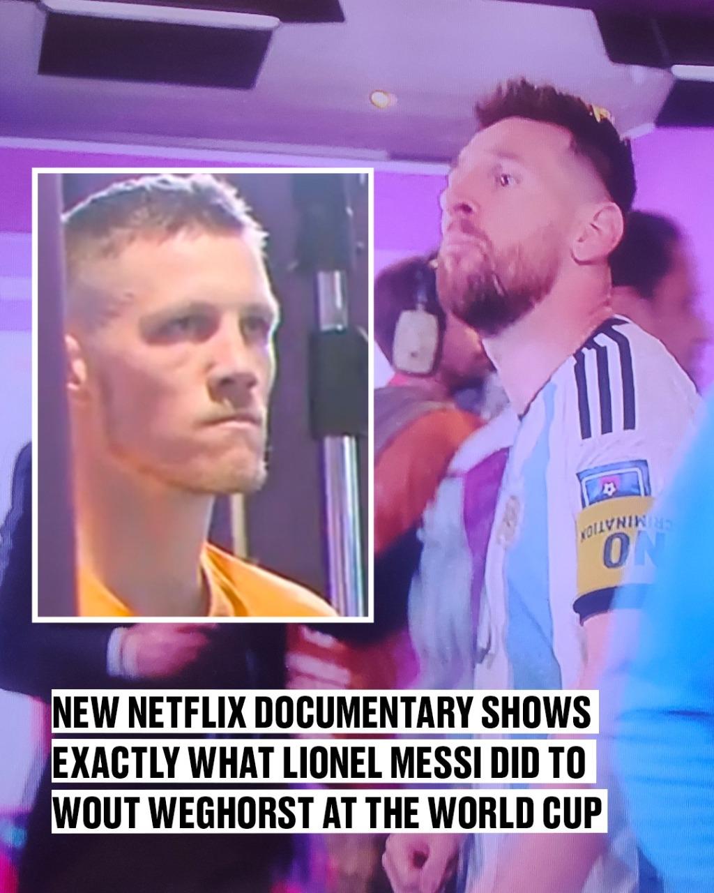 New footage shows what Lionel Messi really did to Wout Weghorst after ...