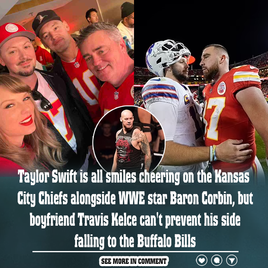 Taylor Swift is all smiles cheering on the Kansas City Chiefs alongside ...