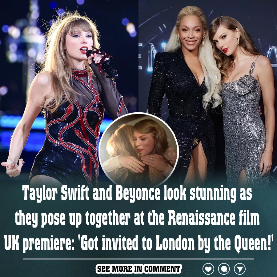 Taylor Swift and Beyonce look stunning as they pose up together at the ...