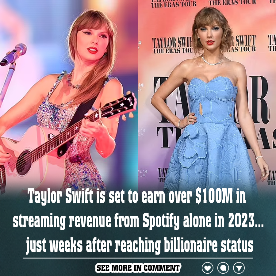 Taylor Swift is set to earn over $100M in streaming revenue from ...