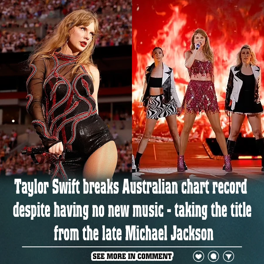 Taylor Swift breaks Australian chart record despite having no new music ...
