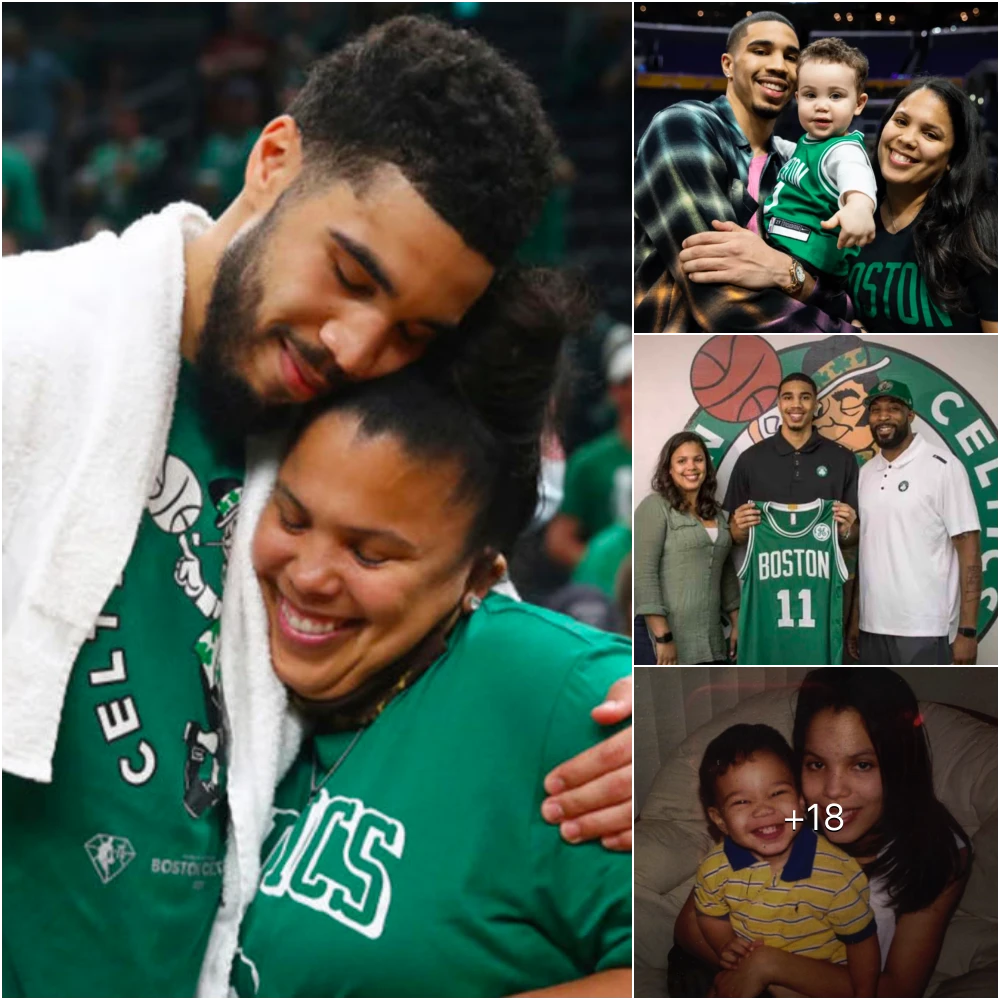 Jayson Tatum claims that he developed his calm personality skills by studying with his mother in ...