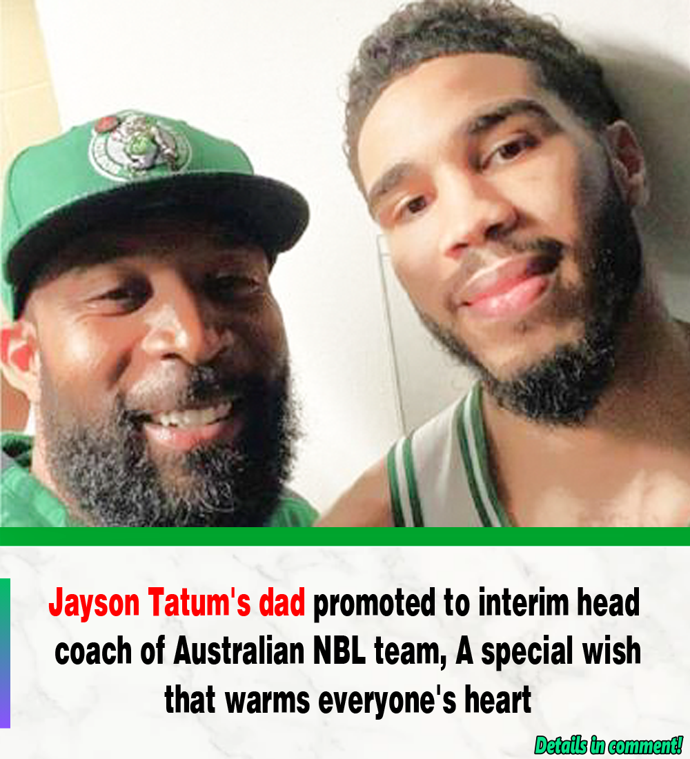 Jayson Tatum's dad promoted to interim head coach of Australian NBL ...