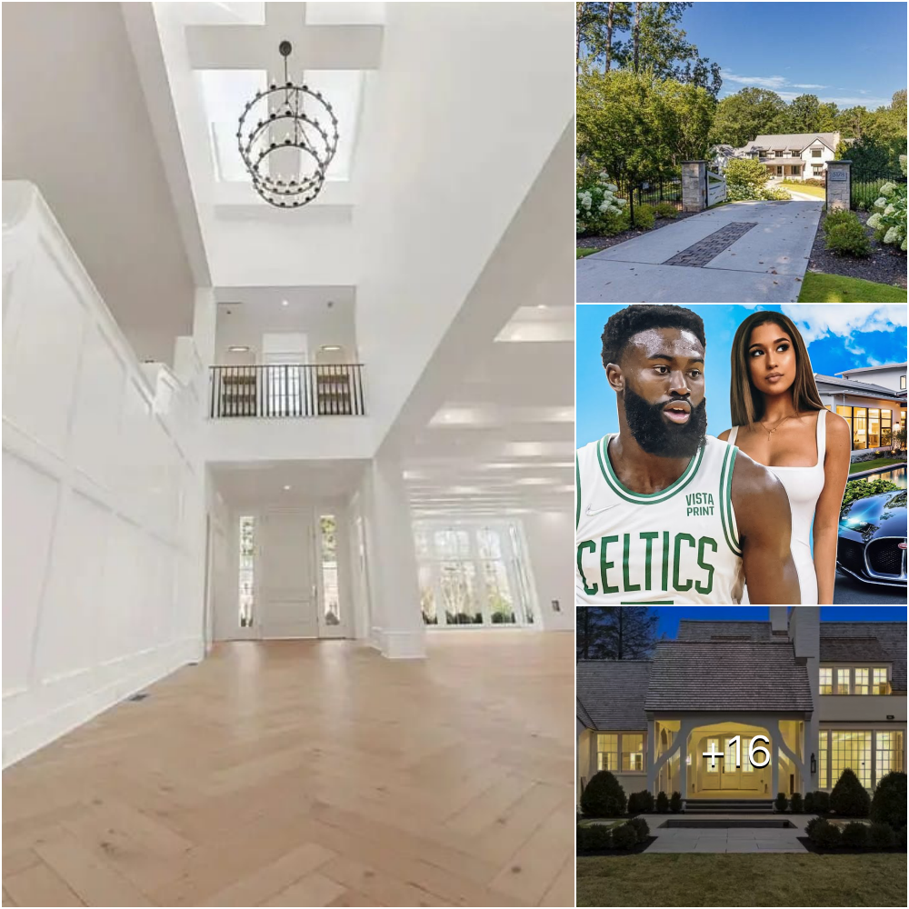 Let's take a tour of Jaylen Brown's luxurious Wellesley mansion worth nearly a million dollars ...