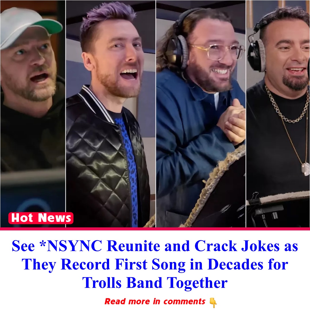 See *NSYNC Reunite and Crack Jokes as They Record First Song in Decades ...