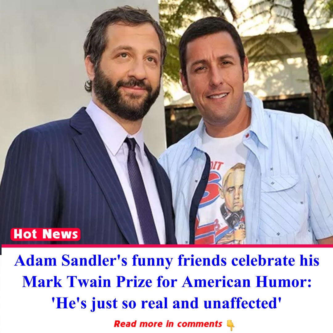 Adam Sandler's funny friends celebrate his Mark Twain Prize for ...