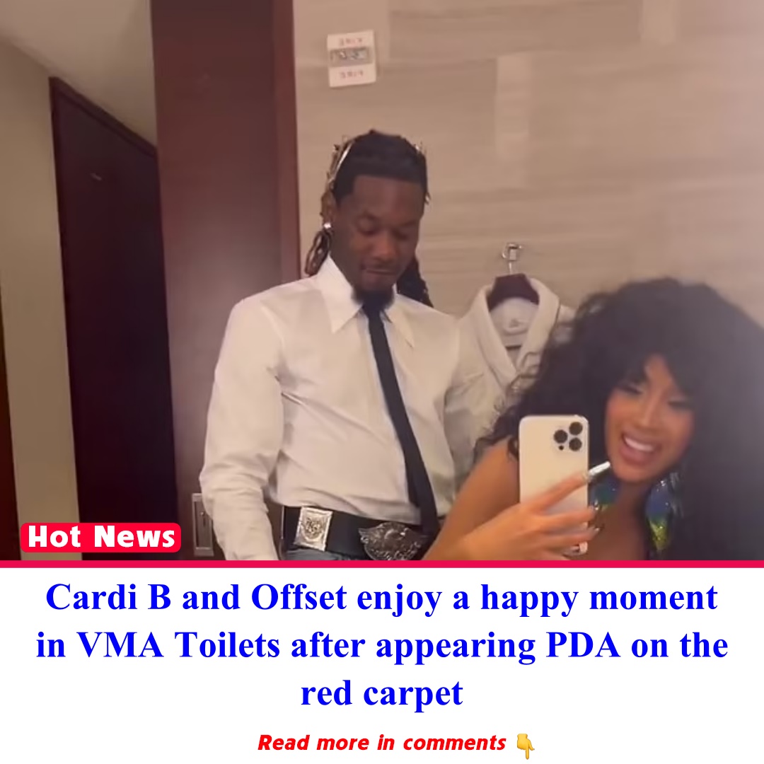 Cardi B and Offset enjoy a happy moment in VMA Toilets after appearing ...