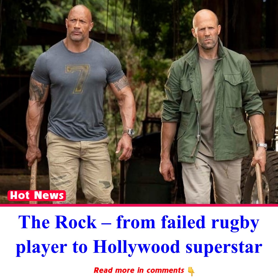 The Rock – from failed rugby player to Hollywood superstar - News