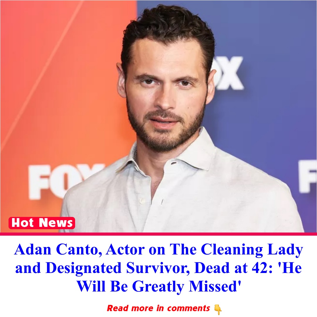 Adan Canto, Actor on The Cleaning Lady and Designated Survivor, Dead at ...