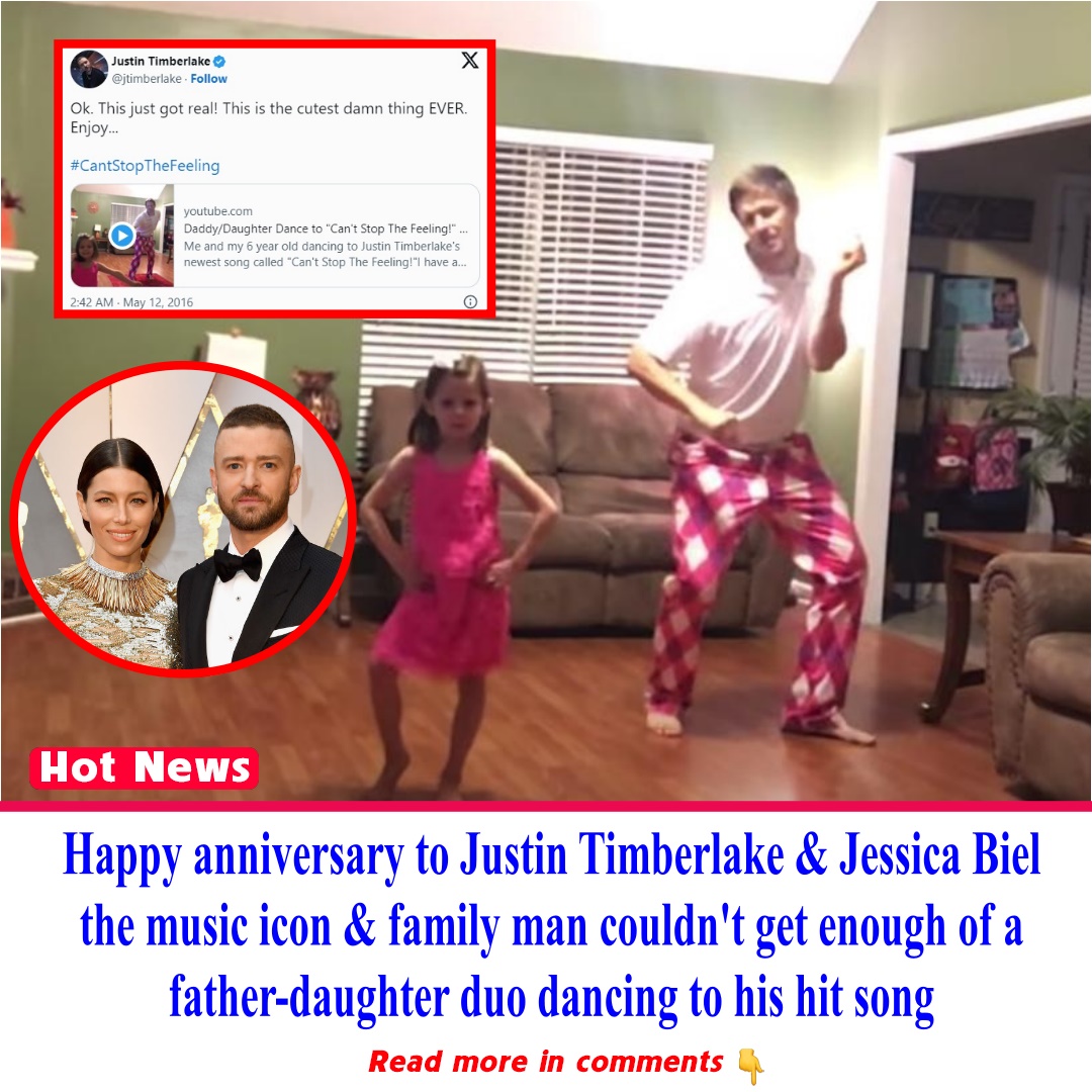 Justin Timberlake Can't Get Enough Of Father-Daughter Duo Performing To ...