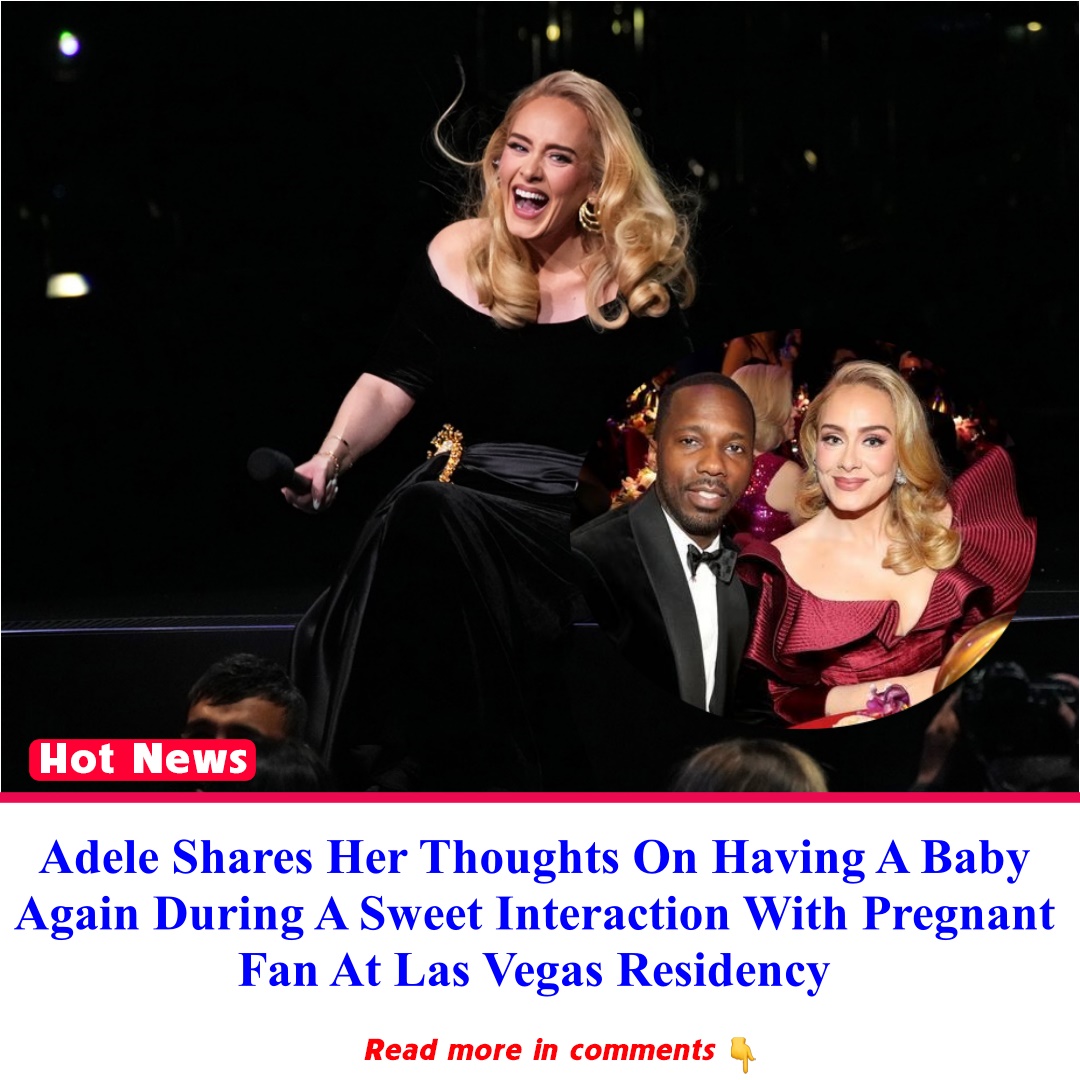 Adele Shares Her Thoughts On Having A Baby Again During A Sweet Interaction With Pregnant Fan At ...