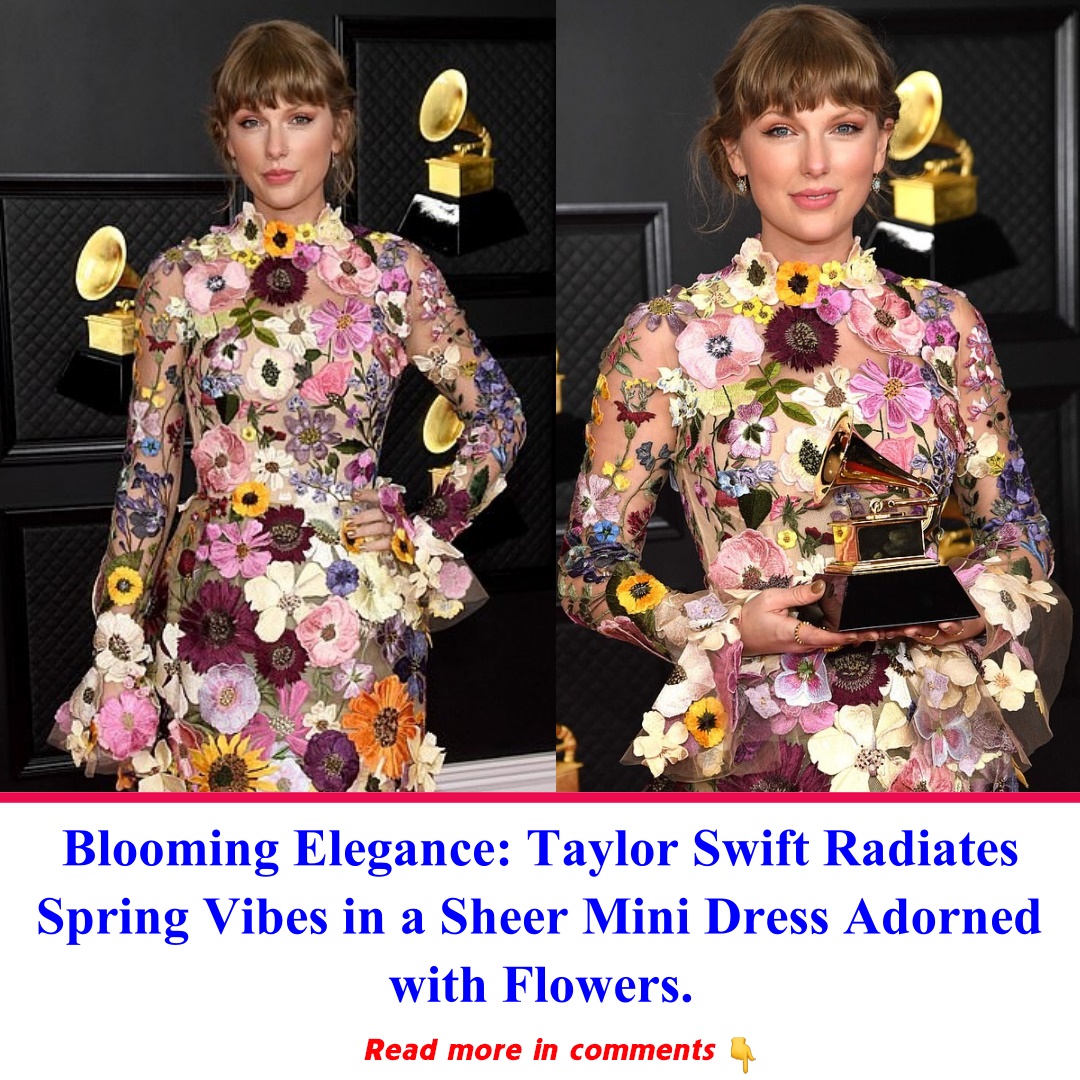 Blooming Elegance: Taylor Swift Radiates Spring Vibes in a Sheer Mini ...