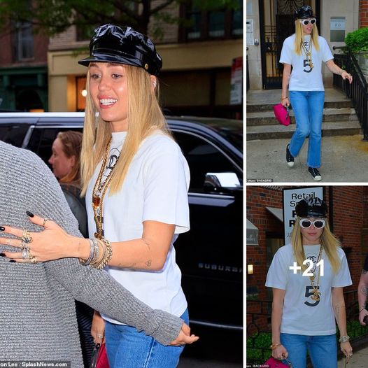 “Miley Cyrus’ Big Apple Adventure: A Unique Fashion Statement with ...