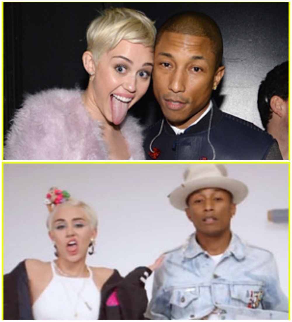 Pharrell Williams and Miley Cyrus Collaborate - News