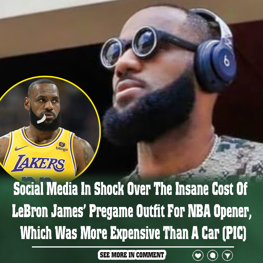 Social Media In Shock Over The Insane Cost Of LeBron James’ Pregame ...