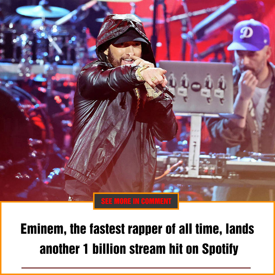 Eminem, the fastest rapper of all time, lands another 1 billion stream ...