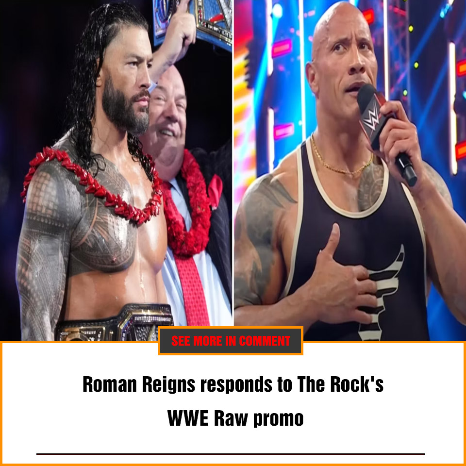 Roman Reigns responds to The Rock's WWE Raw promo - News