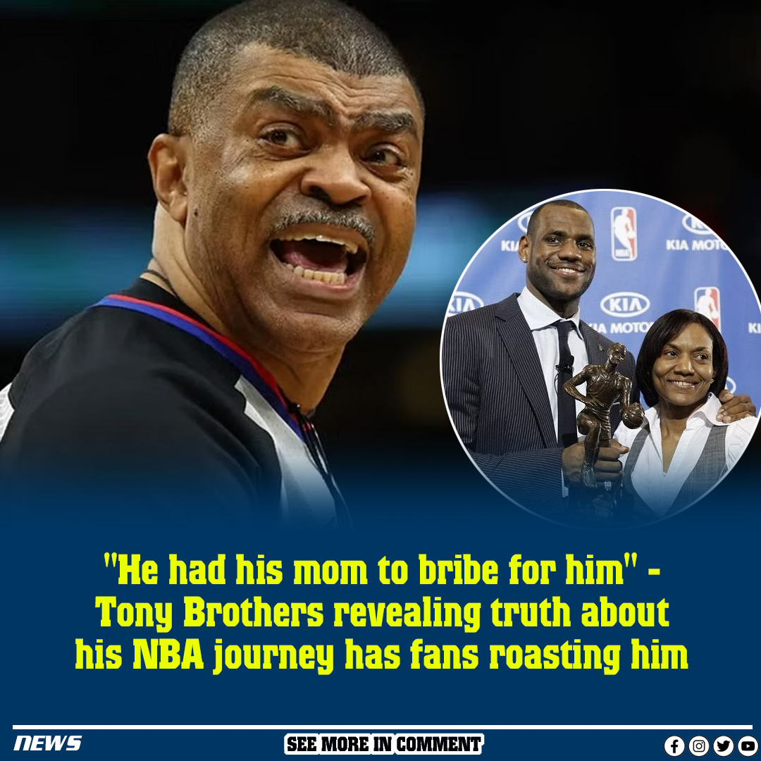 "He had his mom to bribe for him" - Tony Brothers revealing truth about his NBA journey has fans ...