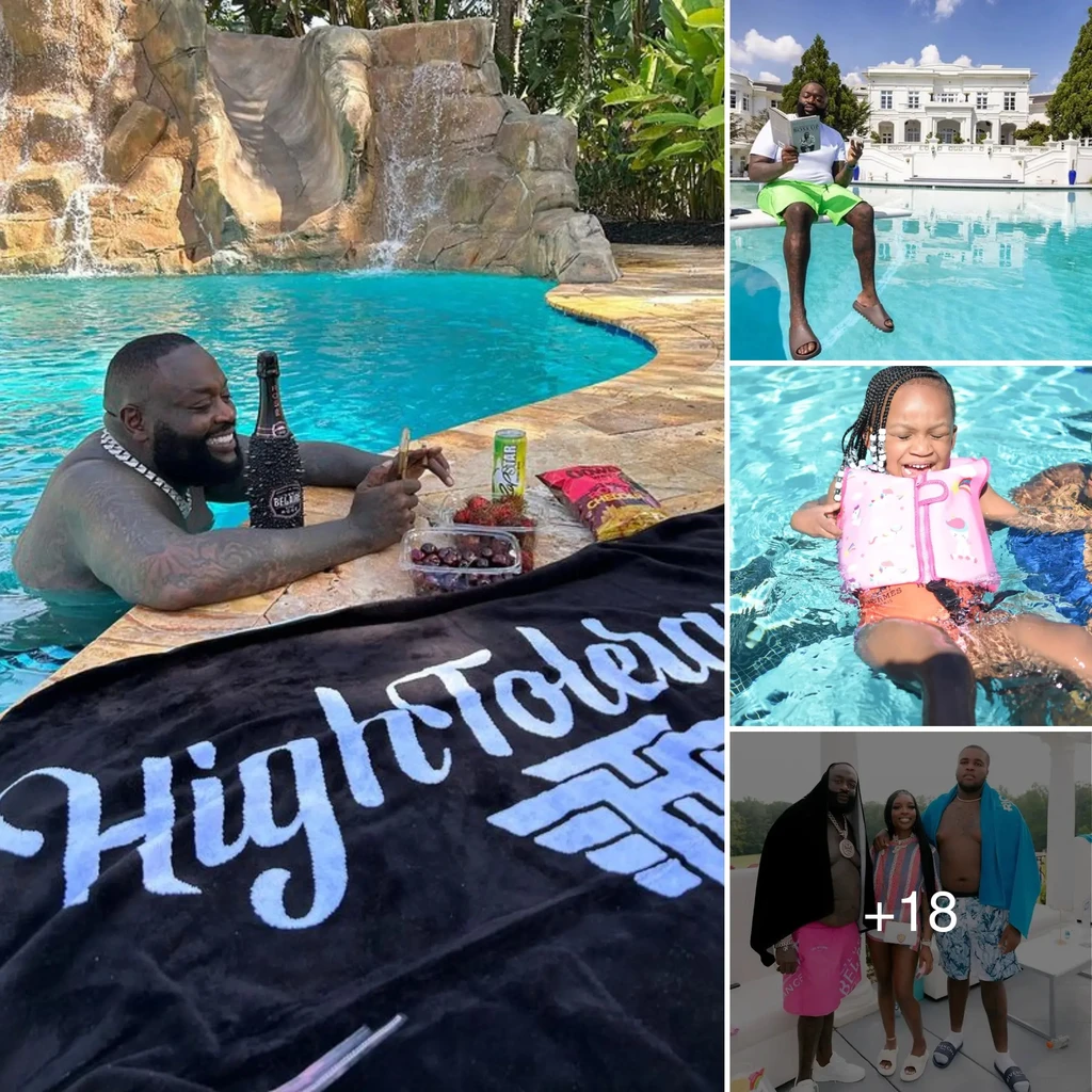 Rick Ross built a 20,000 m2 infinity pool with the size equivalent to 5 ...